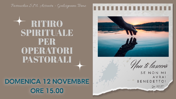 ritiro spirituale :: Parrocchia Galzignano Terme